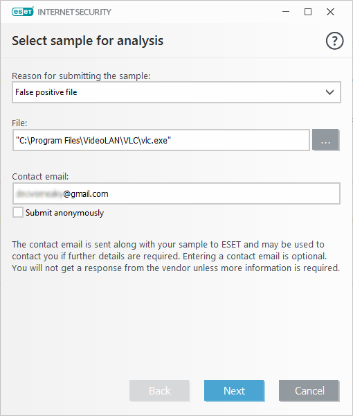 How do I report a false positive or whitelist my software with ESET ...