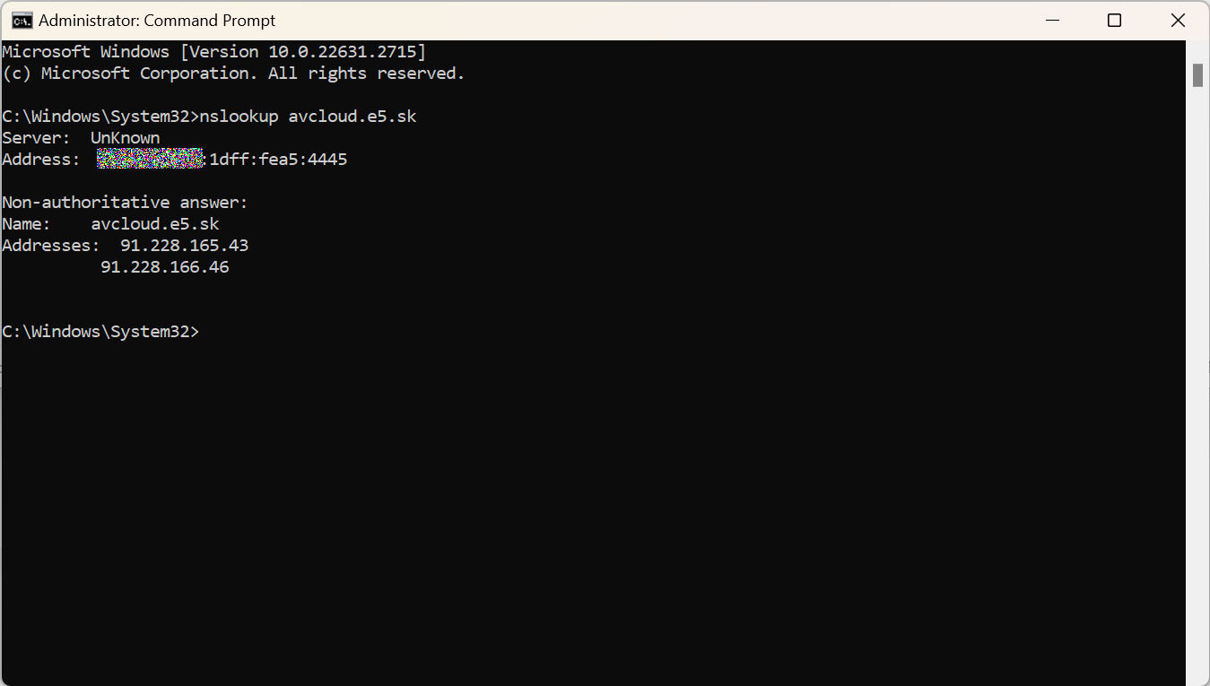 ESET LiveGrid servers cannot be reached and limited Direct Cloud errors ...