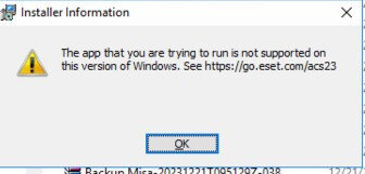 Error WIN.1603 in Windows Server 2016 Standard Installation - ESET ...