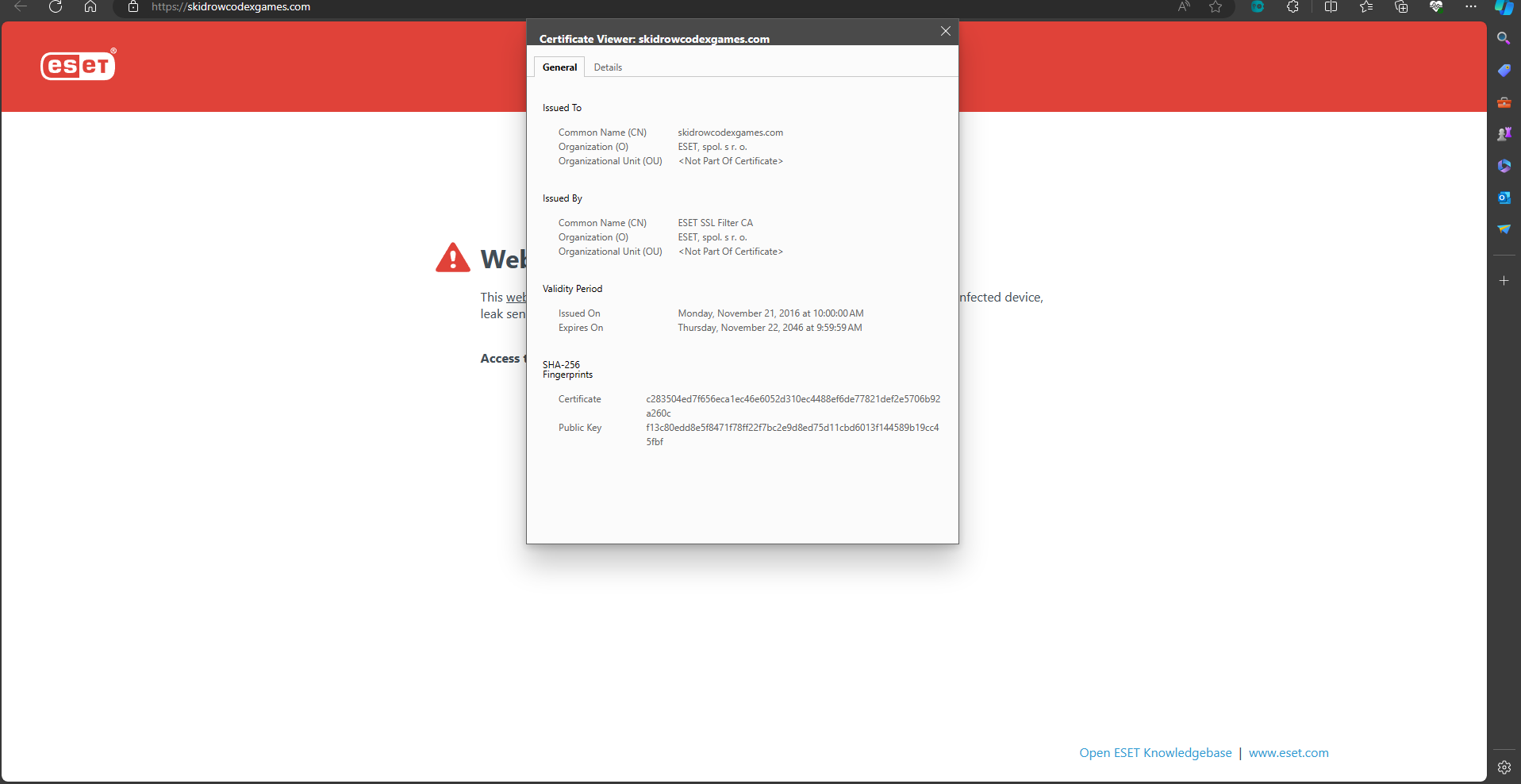 ESET web protection not working properly - ESET Internet Security ...