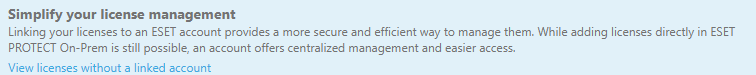 ESET PROTECT On-Prem License Management - ESET PROTECT On-prem (Remote ...