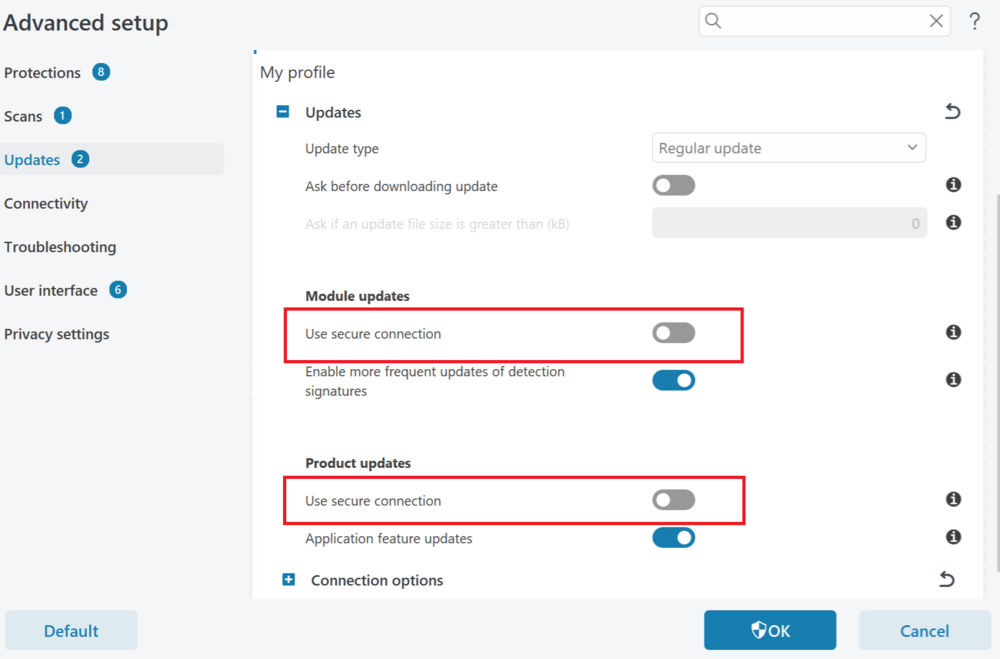 Updates via HTTPS - ESET NOD32 Antivirus - ESET Security Forum