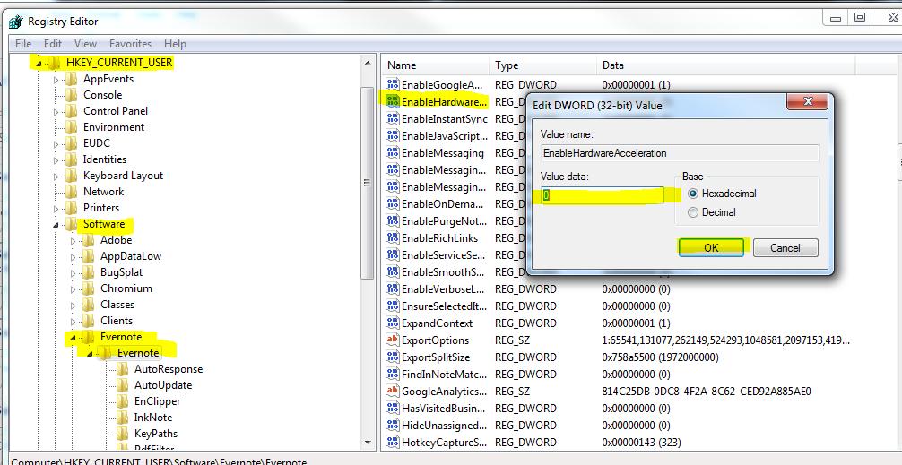 Black screen in the note panel - Evernote for Windows Issues (Versions ...