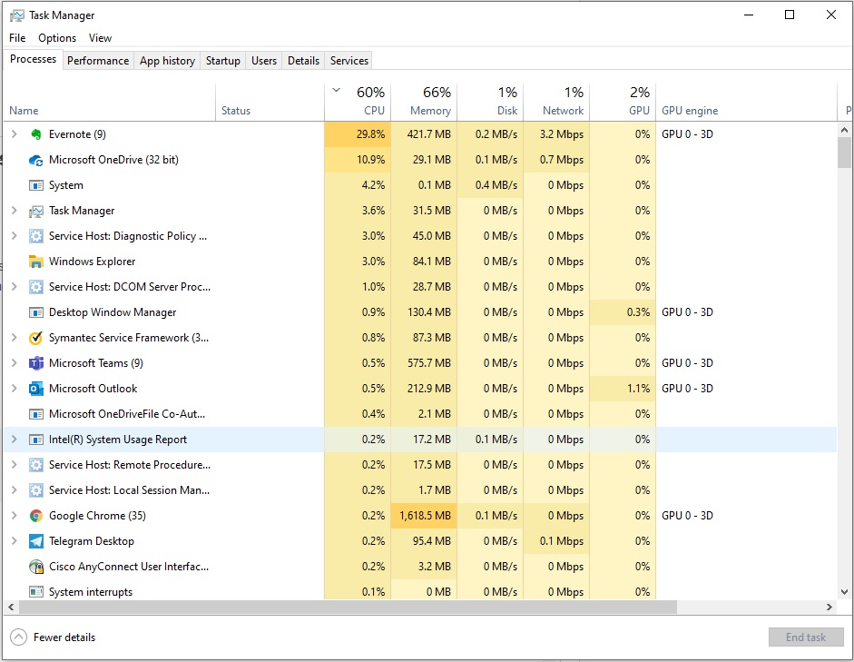 Evernote for Windows (Microsoft Store) HIGH CPU and RAM Usage ...
