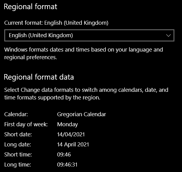 Dates and Times in International formats - Evernote for Windows Issues ...