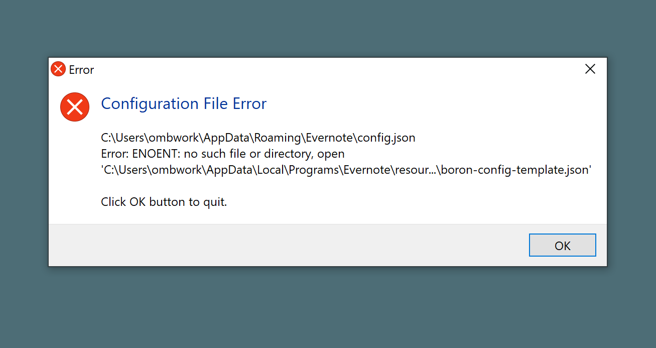 Evernote deleted itself from my PC! - Evernote for Windows Issues ...