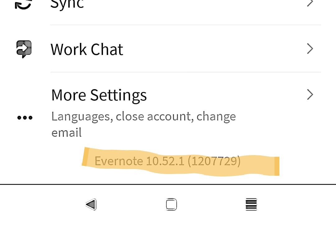 White screen - Evernote for Android Issues (Versions 10.0 and above ...