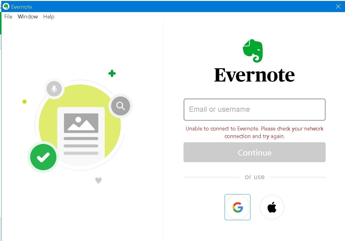 Having Trouble Logging into Evernote - Evernote General Discussions ...