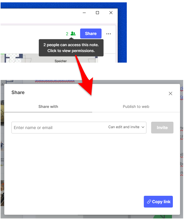How can I view permissions of a shared note (EN client v10-latest/Win ...