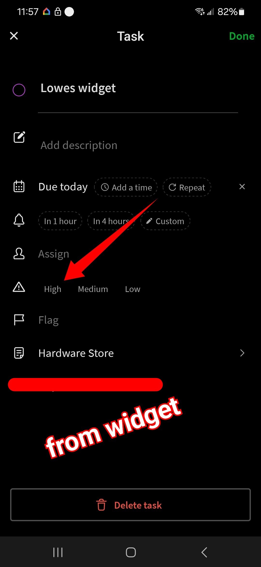 Tasks widget view - Evernote for Android Issues (Versions 10.0 and ...