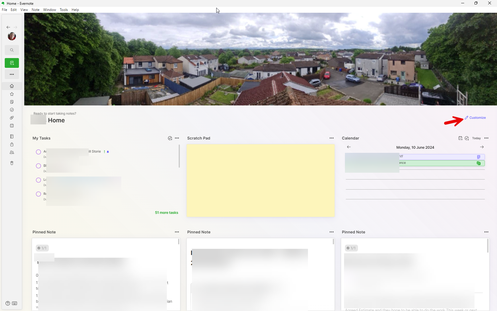 Has the scratch pad disappeared in newest evernote as of 06/07/' 24 ...