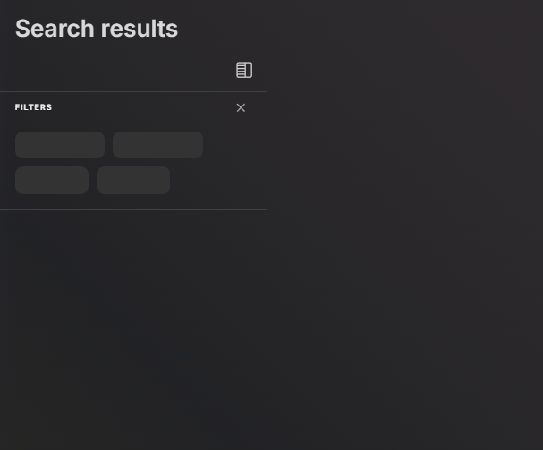 Search problems. Blank screen when there are no search results ...