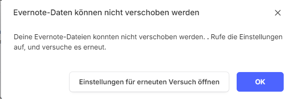 Settings: Move Evernote-Data to another folder - Evernote General ...