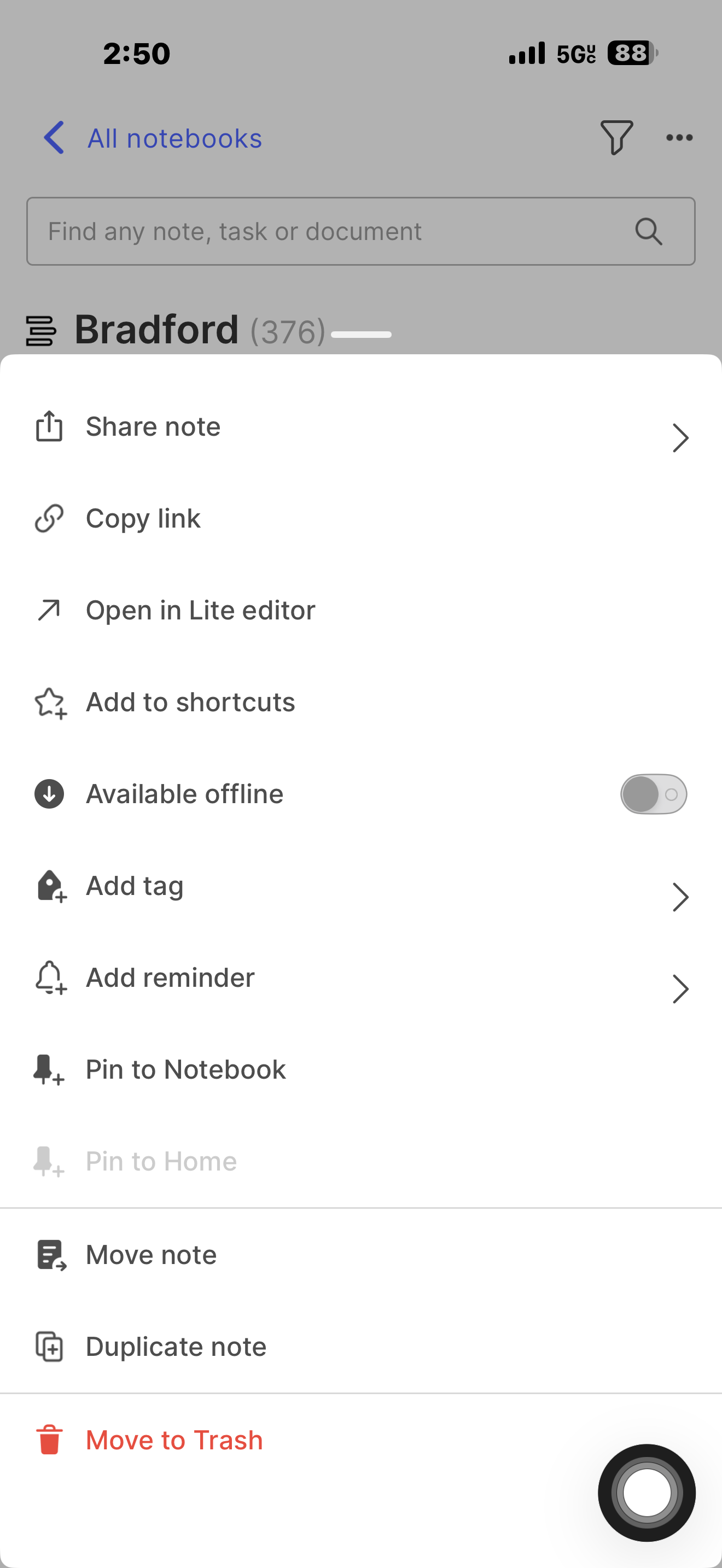 Evernote 10.15.2.1 ios select multiple notes - Evernote for iOS Issues ...