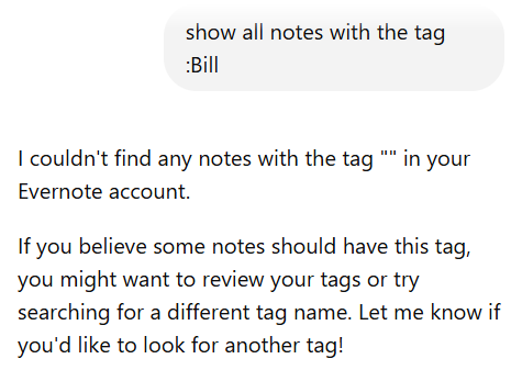 AI search prompt ignores any tag starting with a ASCII special ...