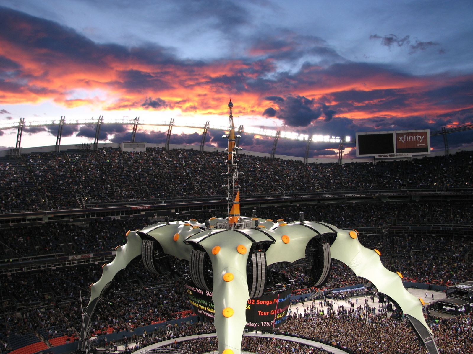 U2 360 - Denver sunset - Members & Subscribers Images / Old Zoo ...
