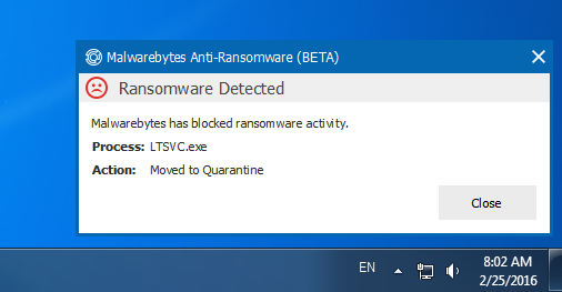 Detecting LabTech LTSVC.EXE - Anti-Ransomware Beta - Malwarebytes Forums