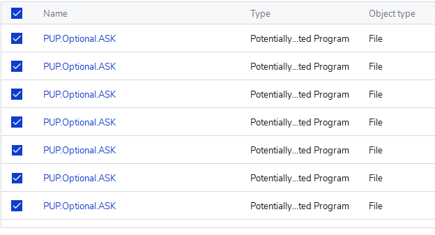 Daily PUP Threat Scan Results - Resolved Malware Removal Logs ...