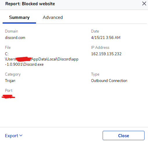 Malwarebytes suddenly detecting Discord as a Trojan - Website Blocking ...