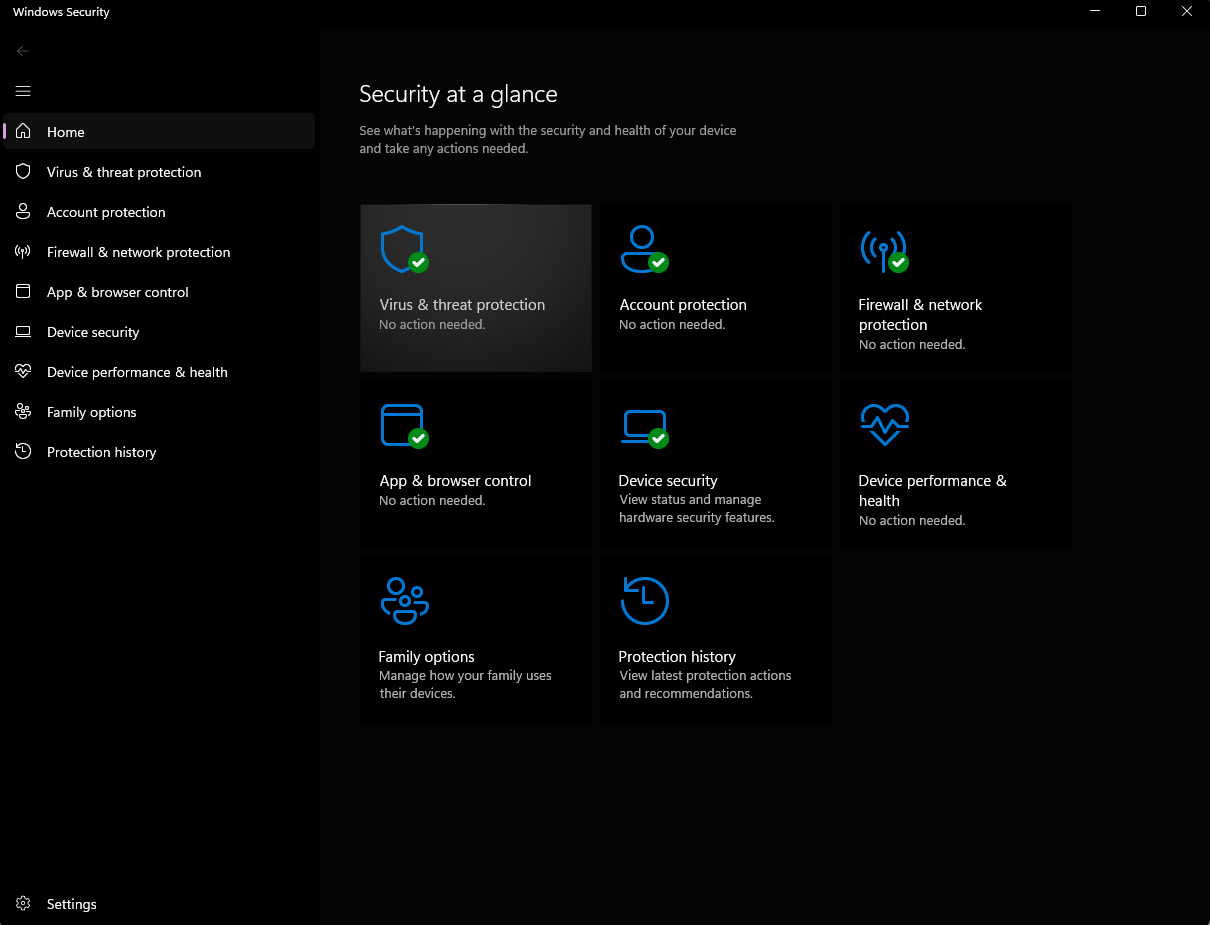 I install a virus and now, I cannot have access to window security ...