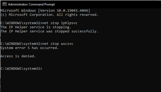 Can't edit the Security Center Properties - Resolved Malware Removal ...