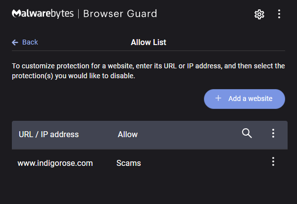 False positive - Indigo Rose Software - Chrome - Malwarebytes Forums