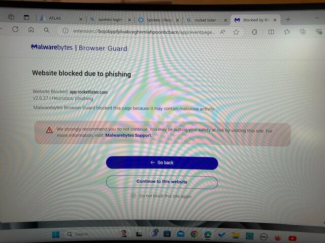 Customers report website blocked due to phishing - Chrome ...