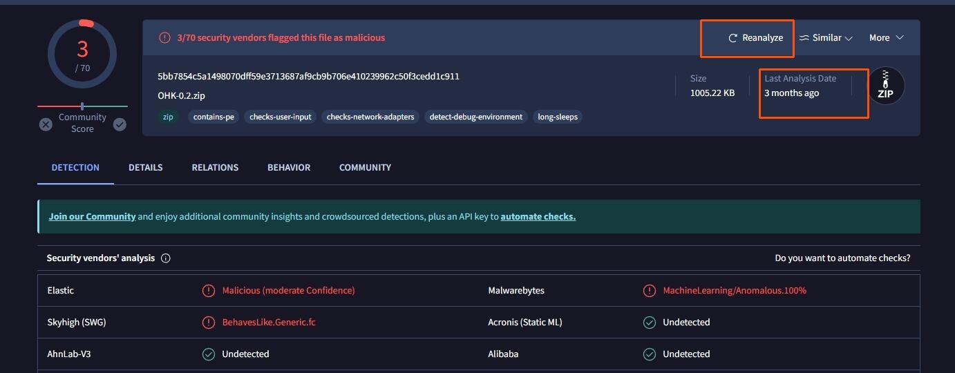 False Positive MachineLearning/Anomalous.100% - File Detections ...