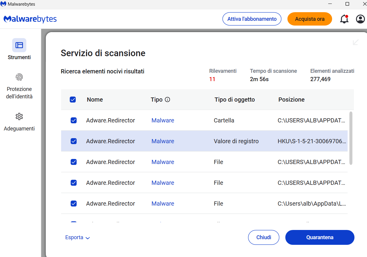 malware detected, is this an actual malware, please help - Resolved ...
