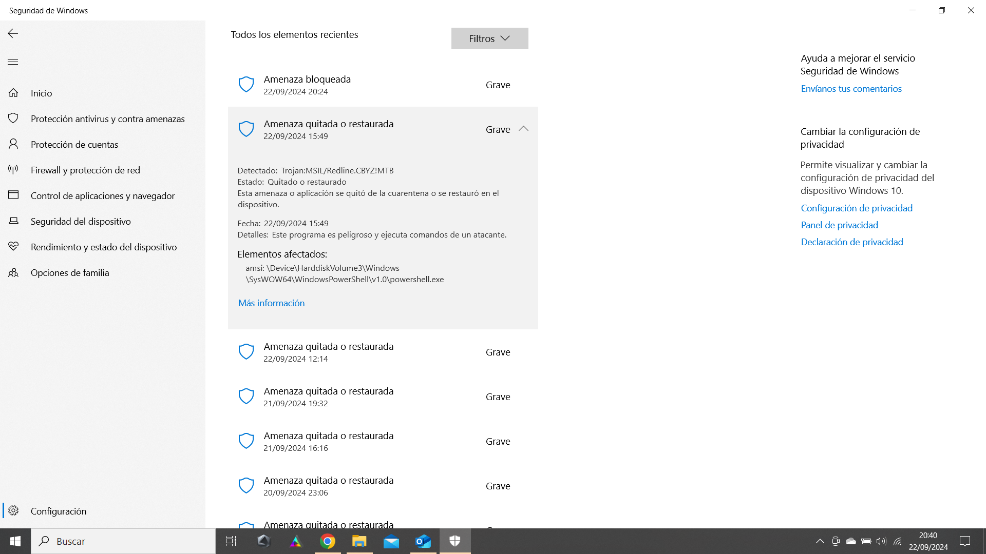 HELP! I have a Trojan:MSIL/Redline.CBYZ!MTB - Resolved Malware Removal ...