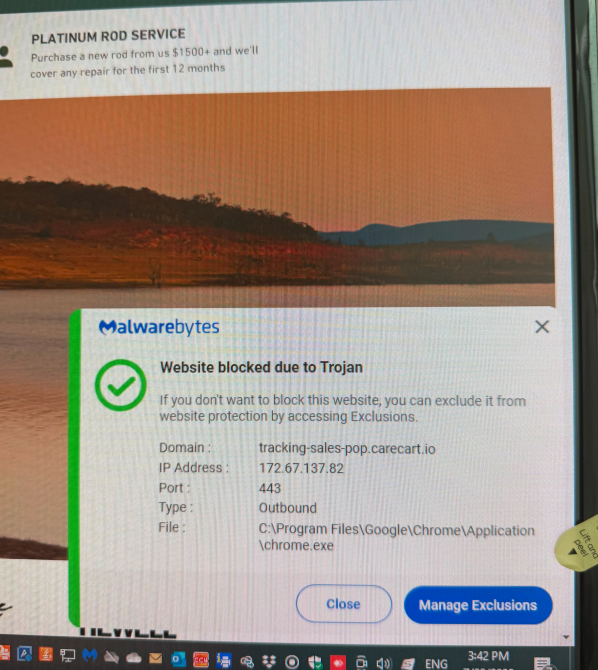 Trojen Alert from my domain url - Website Blocking - Malwarebytes Forums