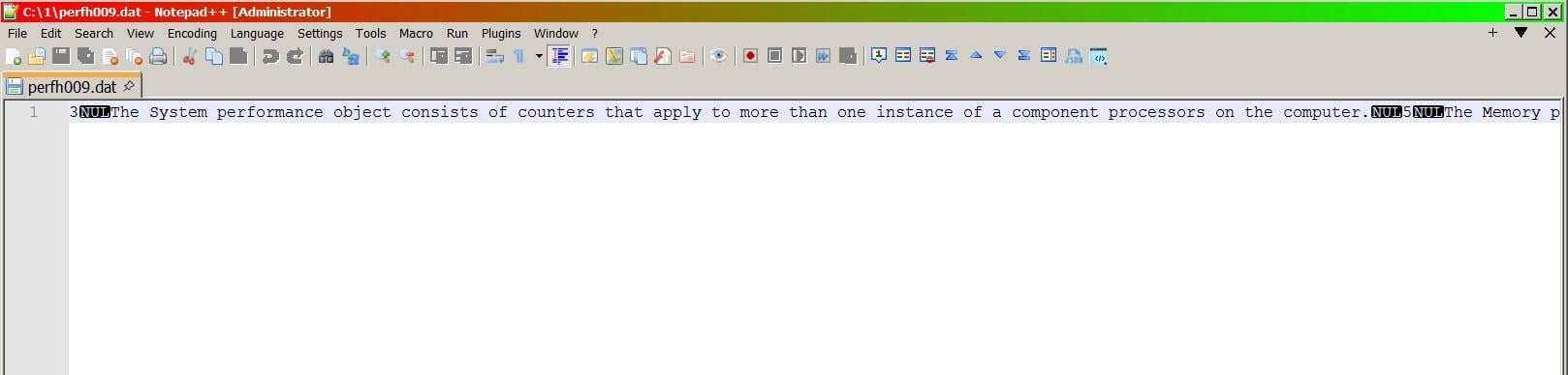 perfc009/perfh009.dat files have appeared in Win32 as of this morning ...