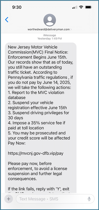 SMiShing at Scale: A Deep Dive into Toll Violation Text Scams - General ...