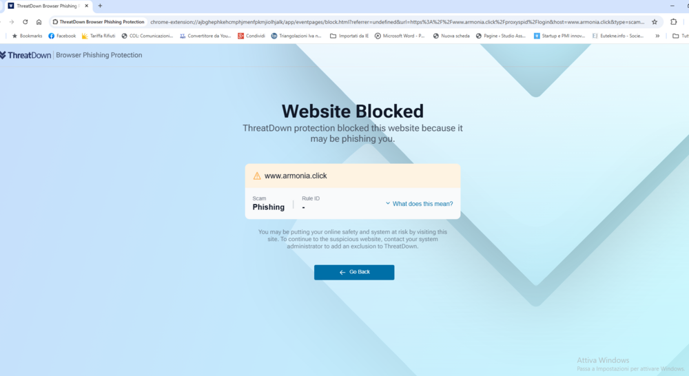 Website blocked due to heuristic phishing - Chrome - Malwarebytes Forums