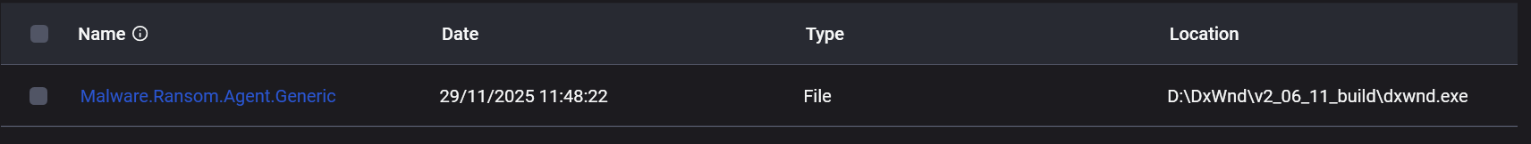 DxWnd - File Detections - Malwarebytes Forums