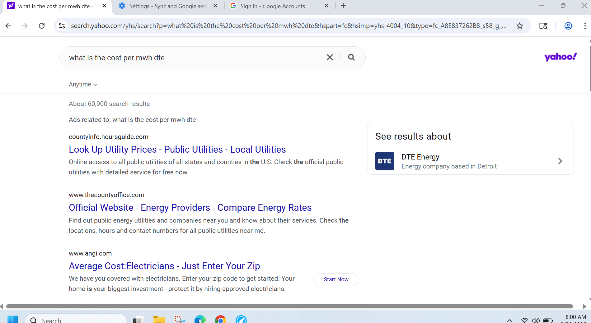Chrome Searches hijacked to Yahoo only when logged in. Only on new ...