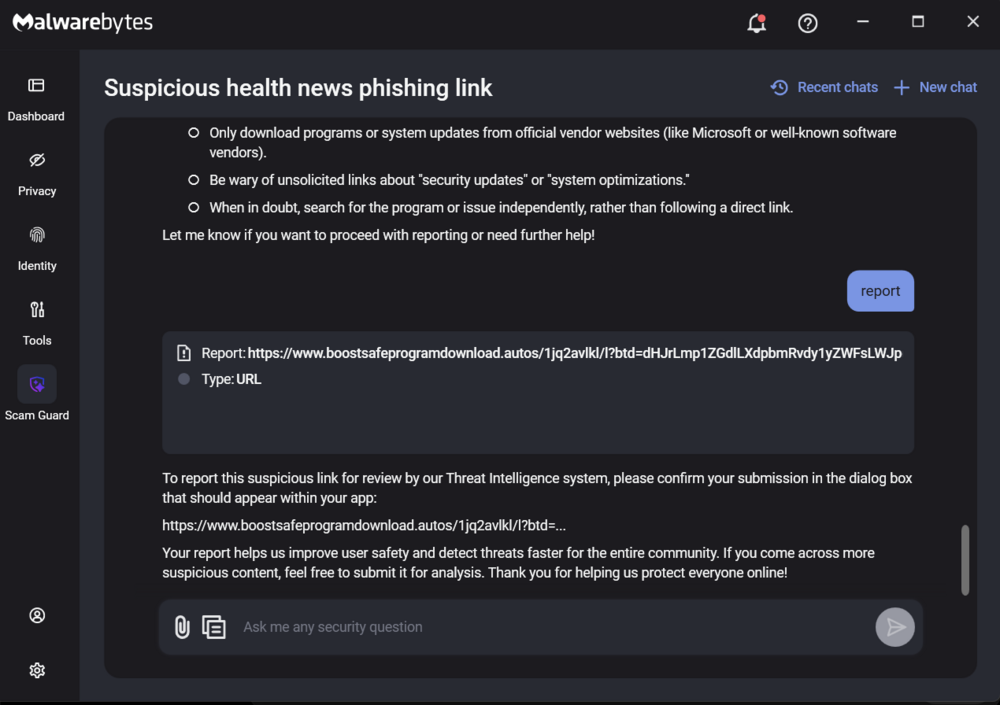 Sometimes, Malwarebytes Scam Guard doesn’t allow certain websites to be ...