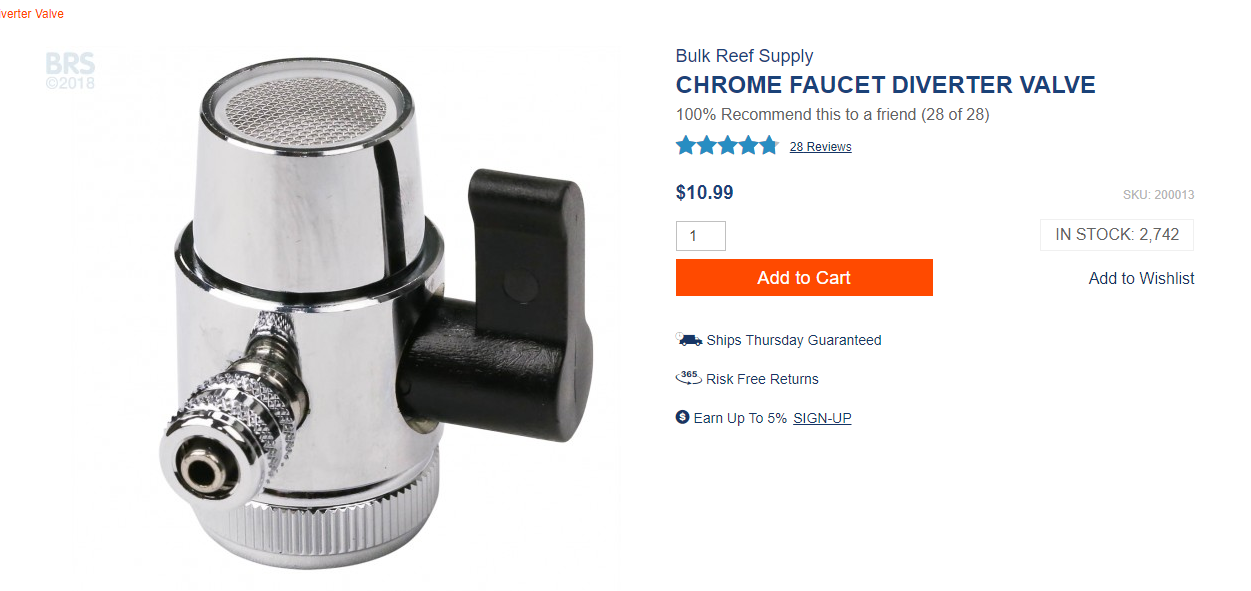 RO/DI units that attach to kitchen sink - Water Chemistry - Nano-Reef ...