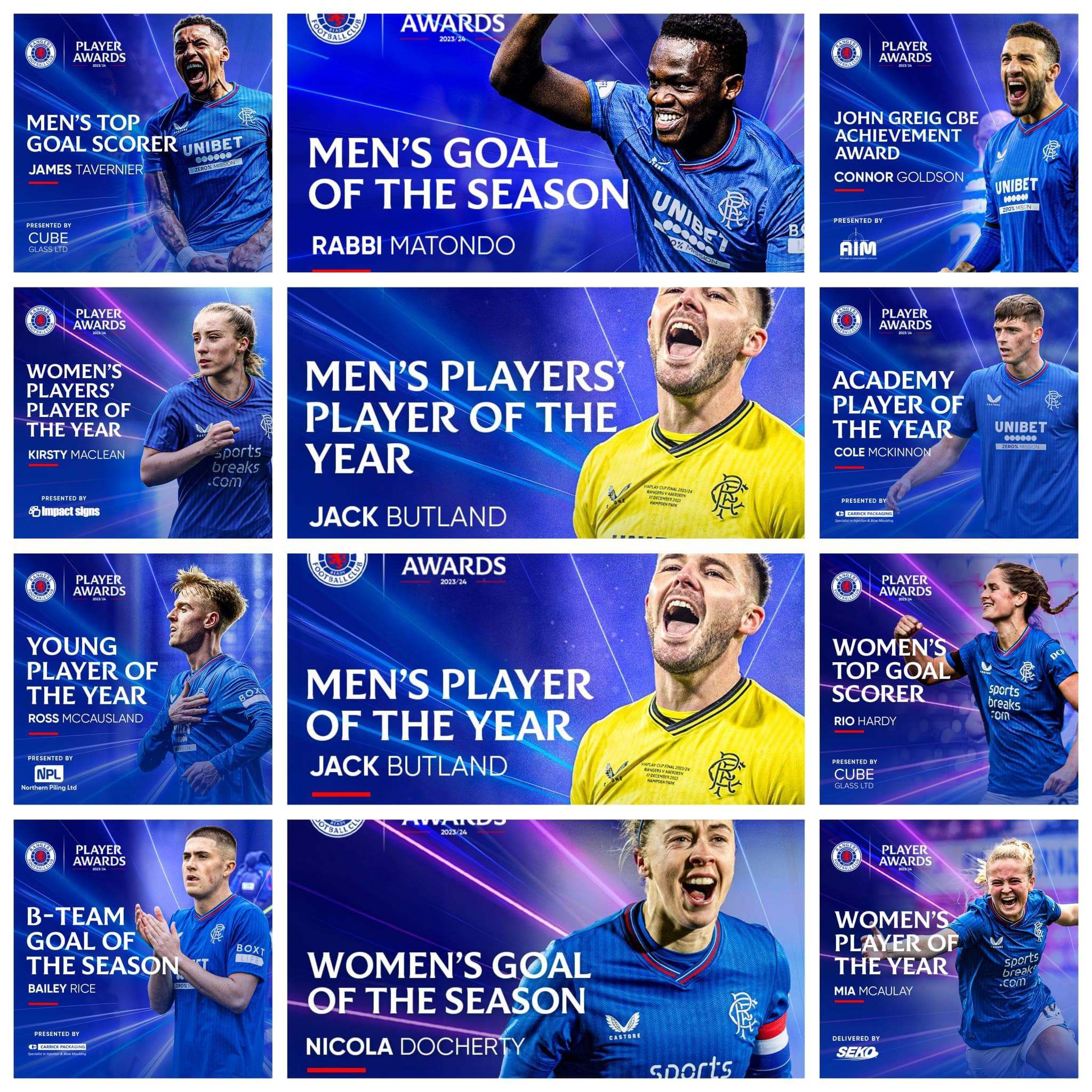 POTY awards - Jimmy Bell's Kitroom - Rangers Media - Rangers Football ...