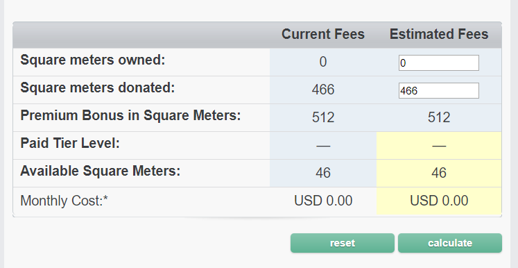 calculating tier for land up on auction - Land - Second Life Community