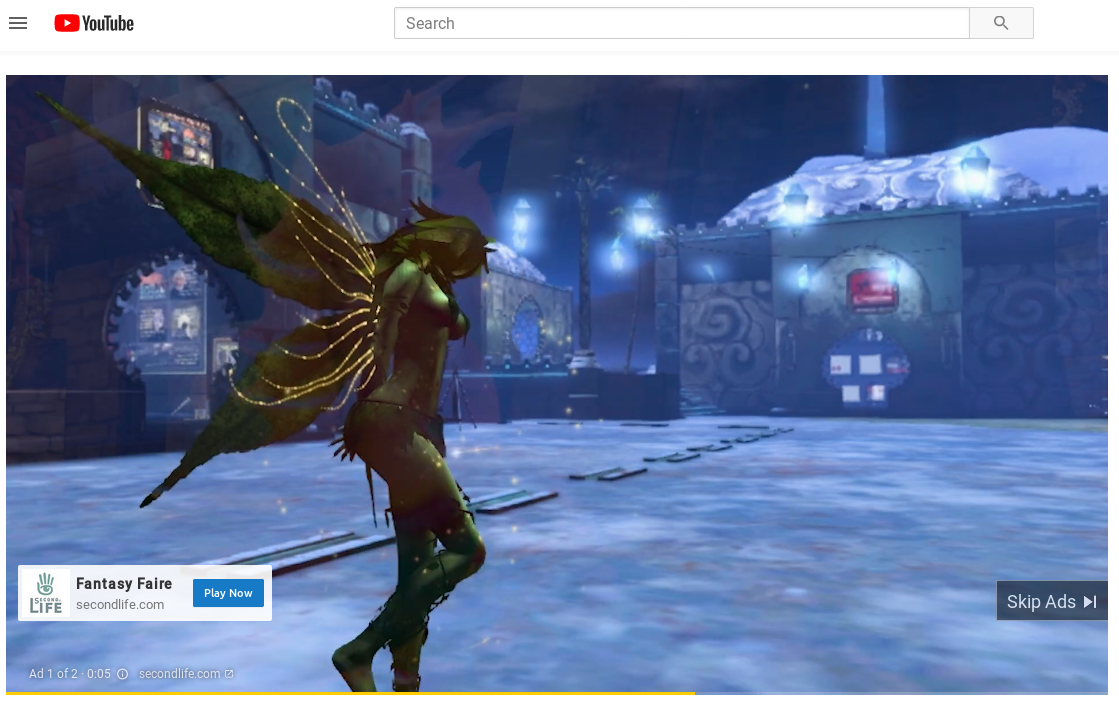 Second LIfe is running ads on Youtube - General Discussion Forum ...
