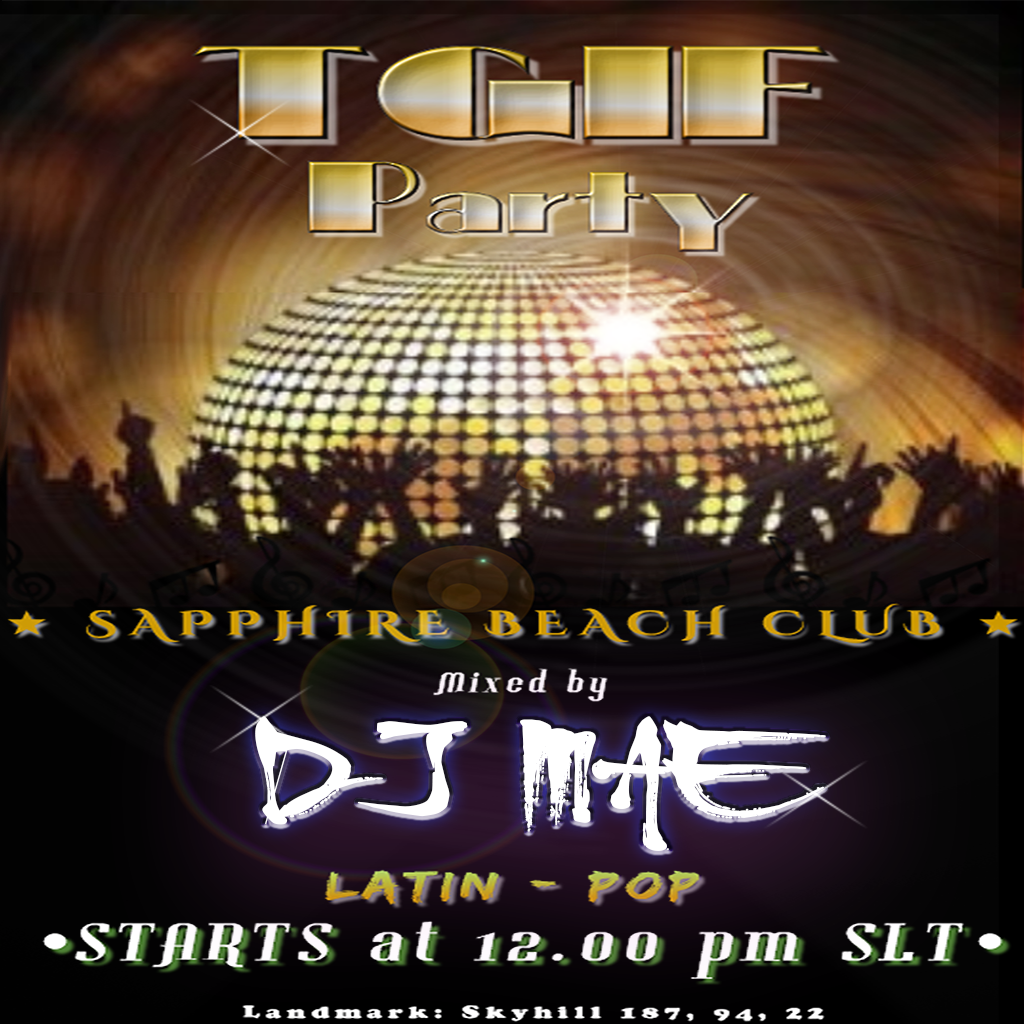 TGIF Party at Sapphire Beach Club 24.05.2019 12 PM SLT - Upcoming ...