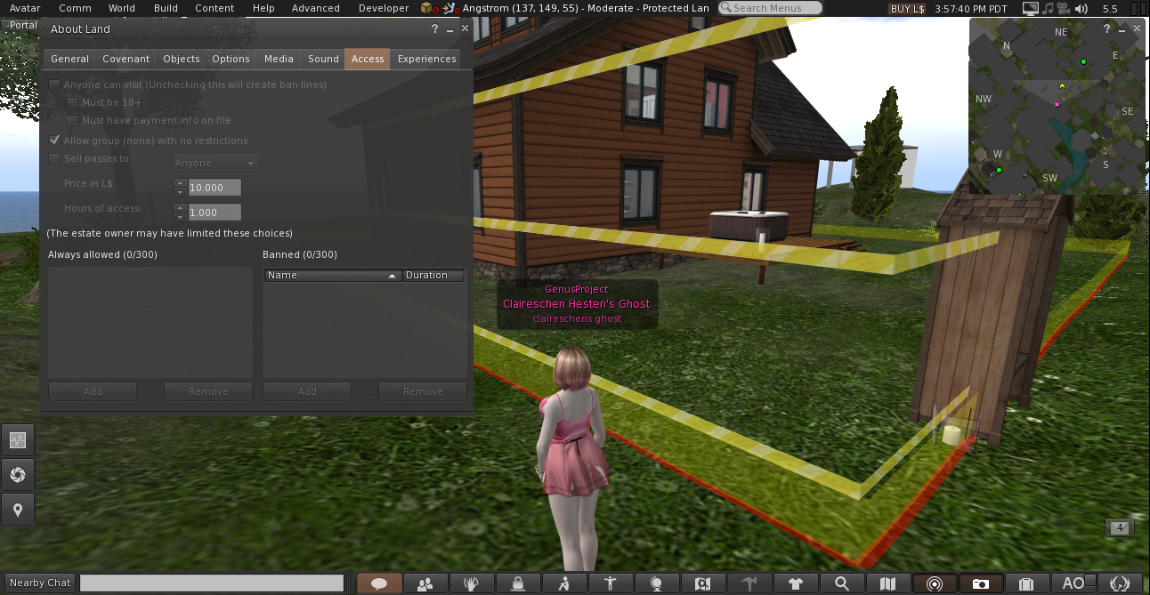 Ban lines in Bellisseria - Log Cabins - Linden Homes - Second Life ...