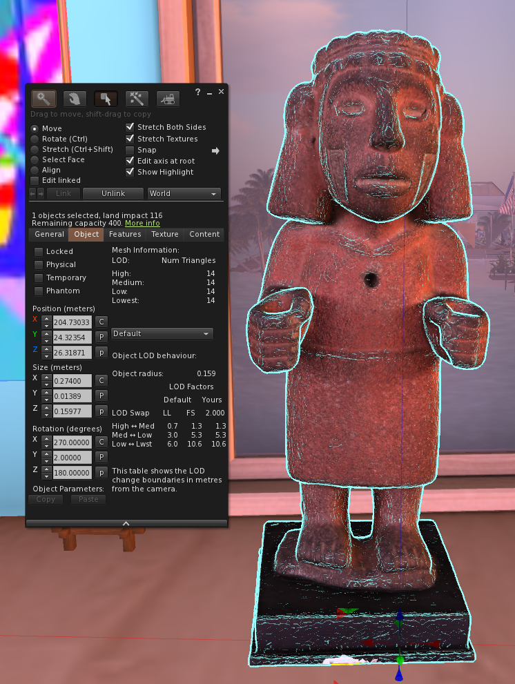manual LODs: how necessary? - Mesh - Second Life Community