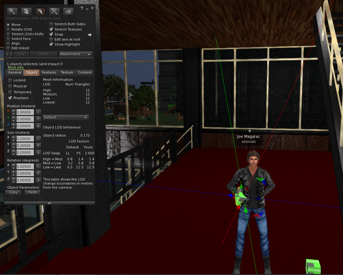 Size for LOD is oversize for some worn items - Mesh - Second Life Community