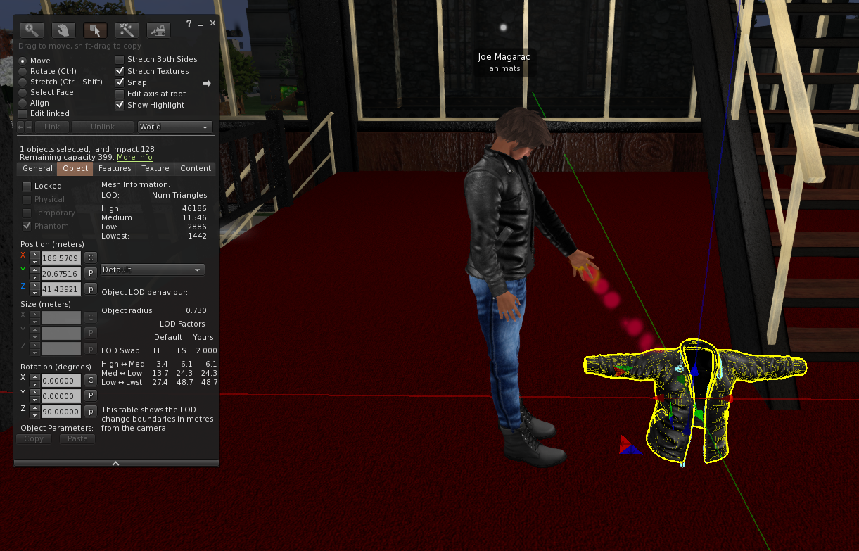 Size for LOD is oversize for some worn items - Mesh - Second Life Community