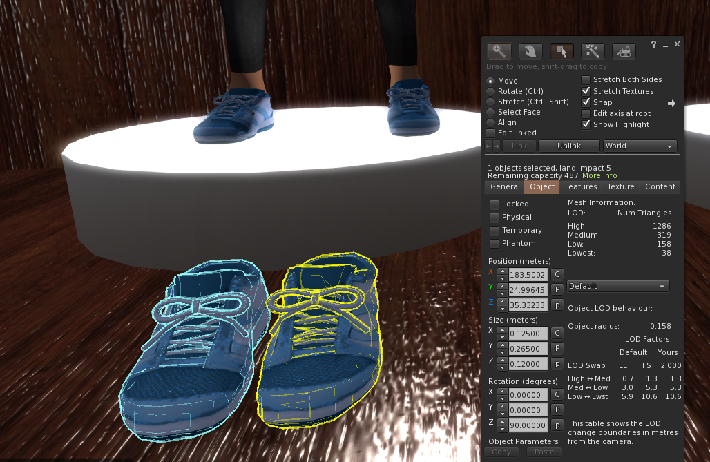 Prims & mesh disappear when zooming. - Mesh - Second Life Community