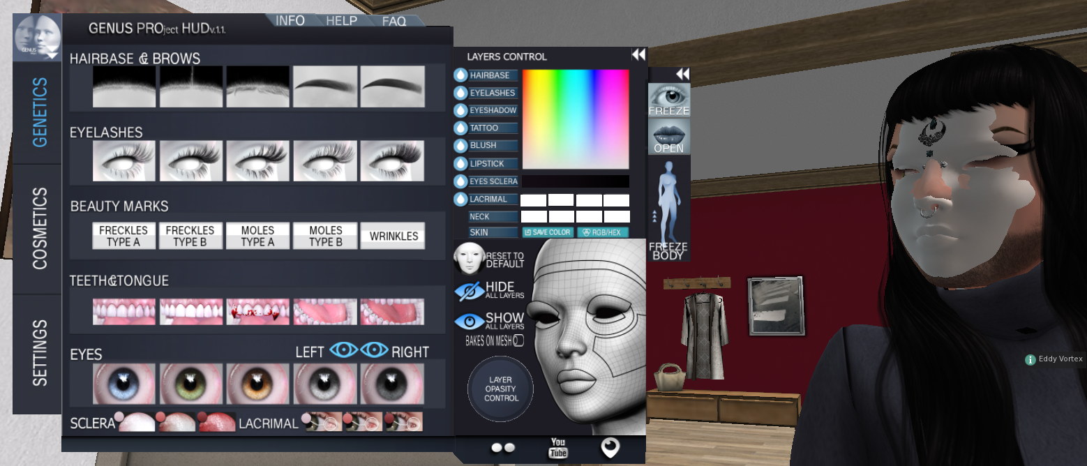 Bom vs non bom for facial tattoos - Your Avatar - Second Life Community