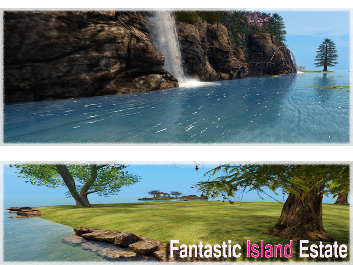 New lands available themed waterfalls - Fantastic Island Estate ...